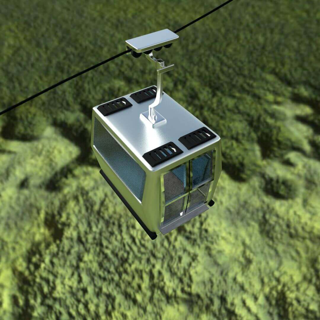 Cable Car - 3D Model by firdz3d