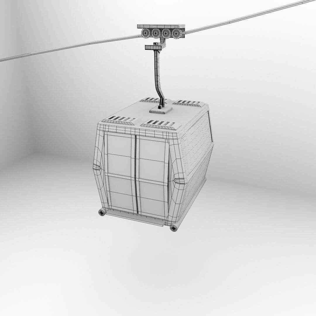 Cable Car - 3D Model by firdz3d