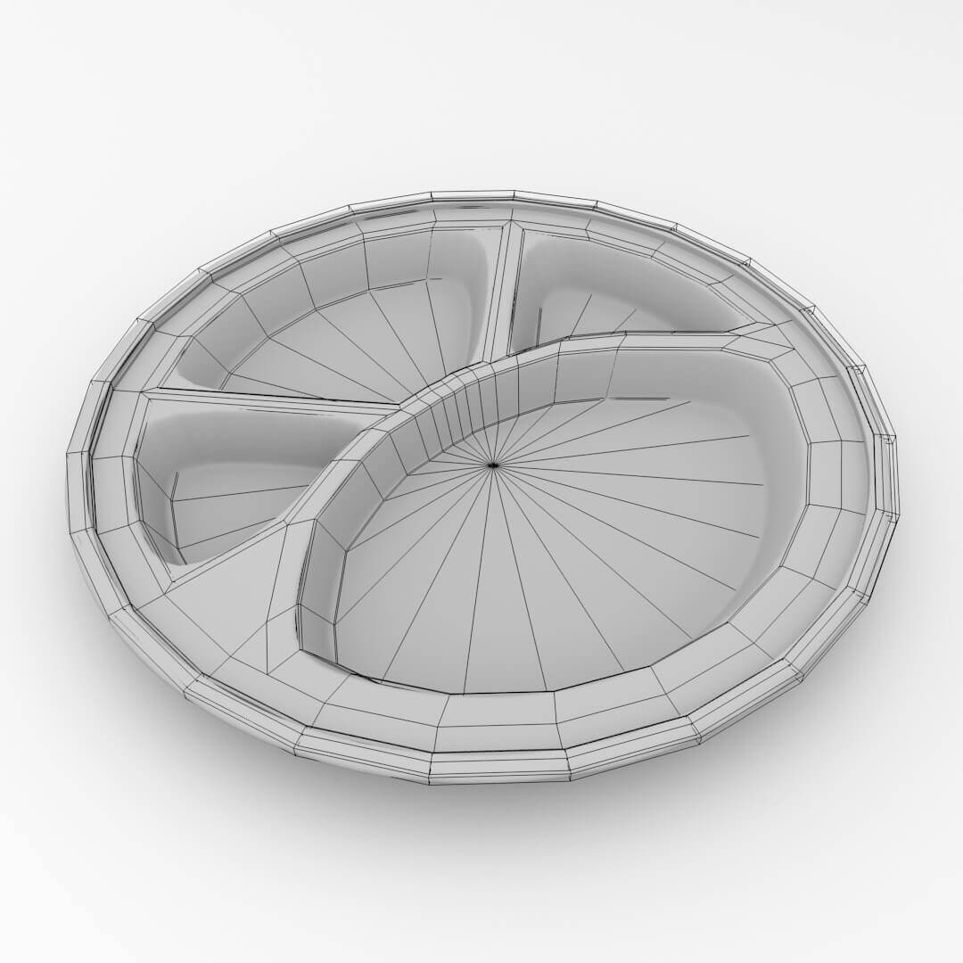 Cafeteria Tray - 3D Model by firdz3d