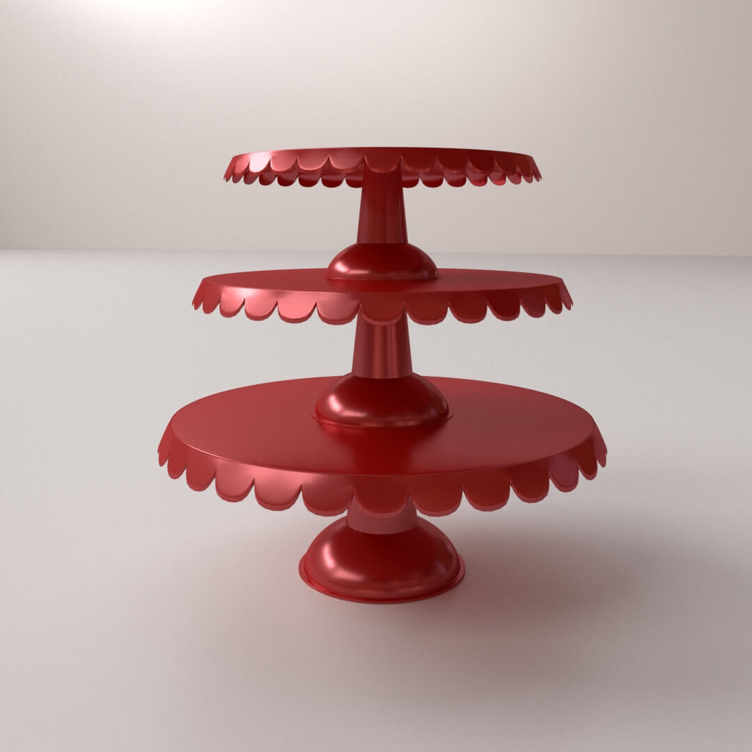 Cake Stand - 3D Model by firdz3d