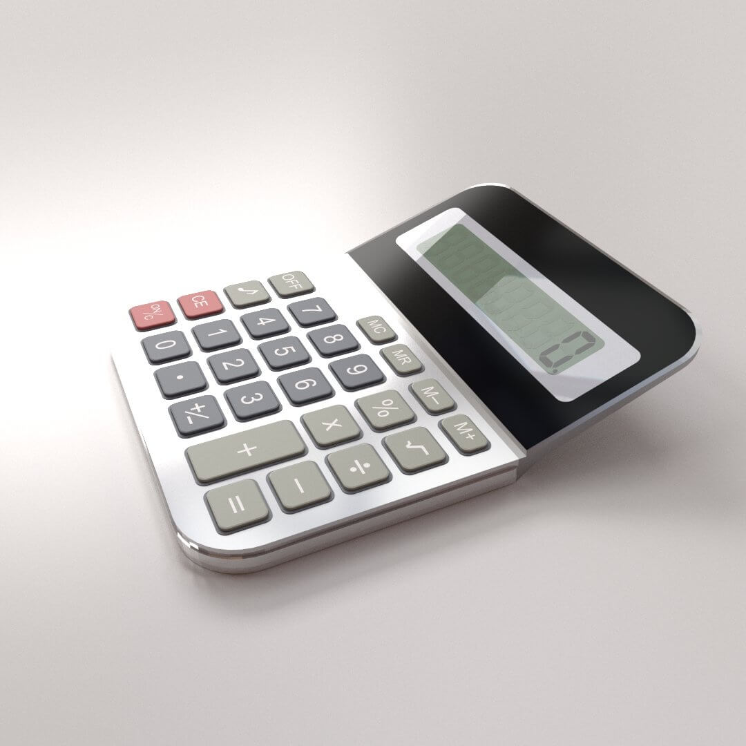 Calculator - 3D Model by firdz3d