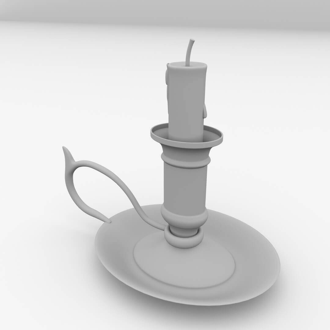 Candlestick - 3D Model by firdz3d