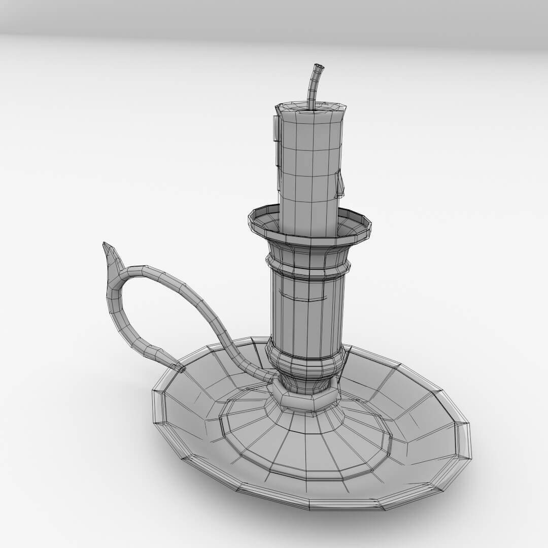 Candlestick - 3D Model by firdz3d