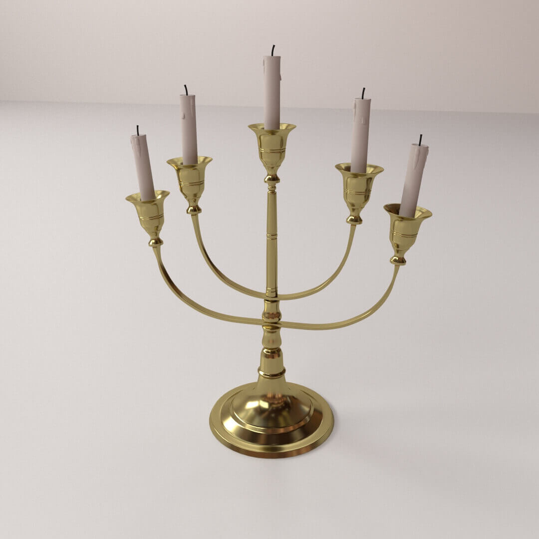 Candlestick - 3D Model by firdz3d