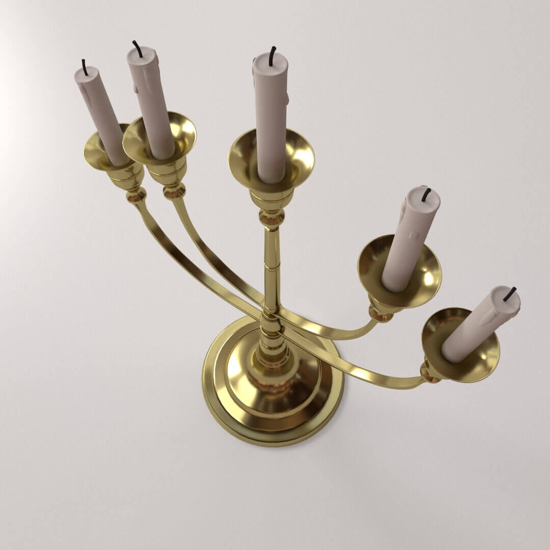 Candlestick - 3D Model by firdz3d