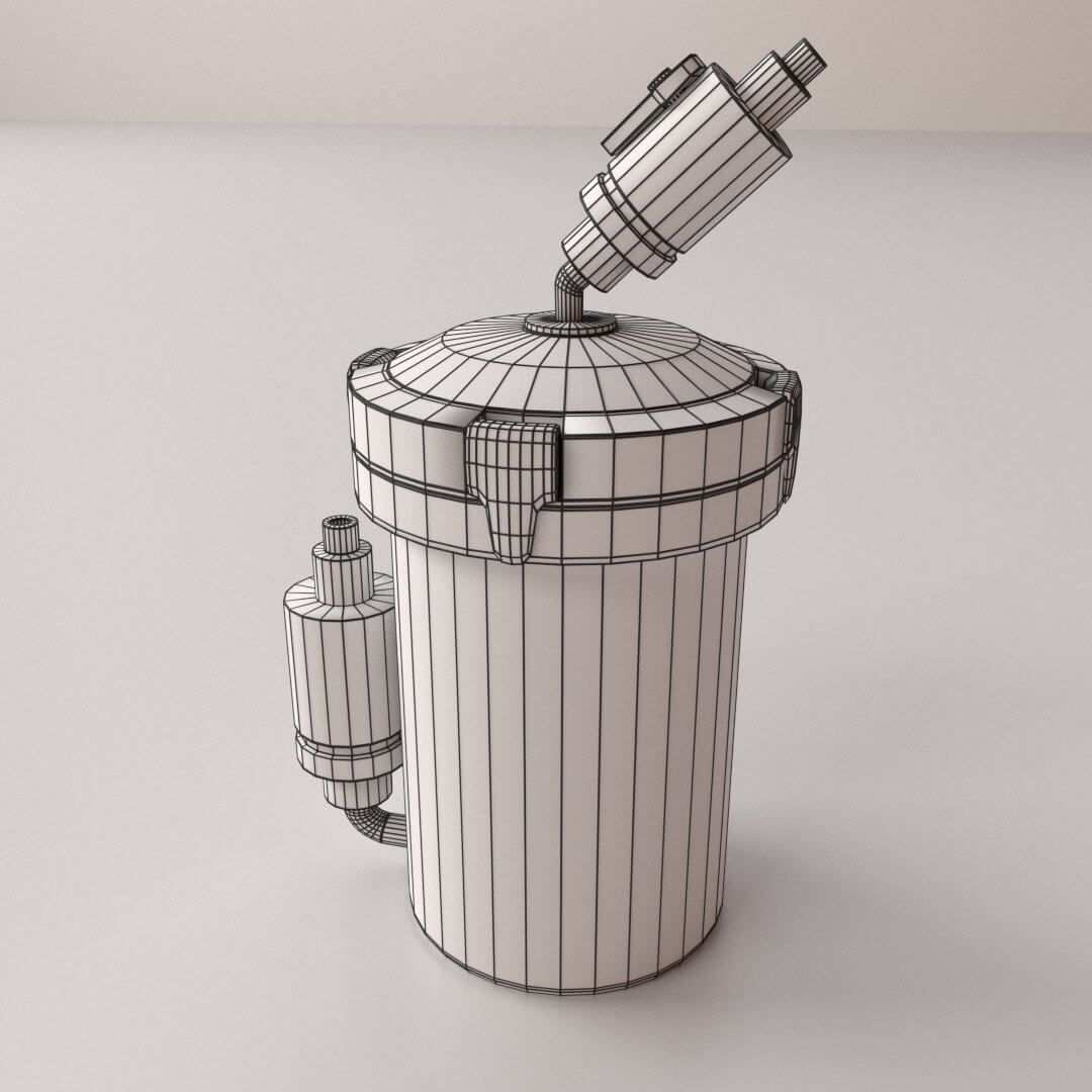 Canister Filter - 3D Model by firdz3d
