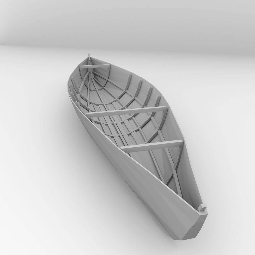 Canoe - 3D Model by firdz3d