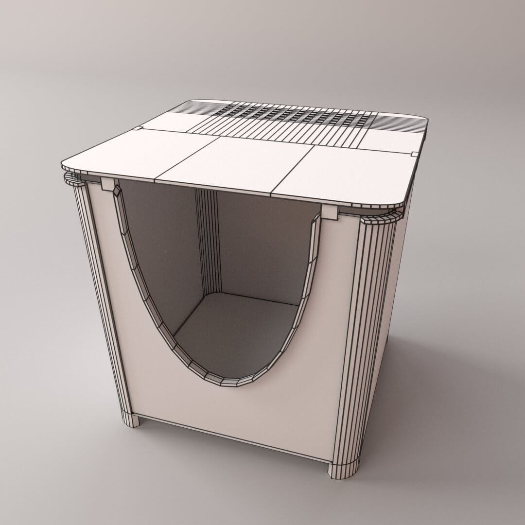 Cats Litter Box - 3D Model by firdz3d