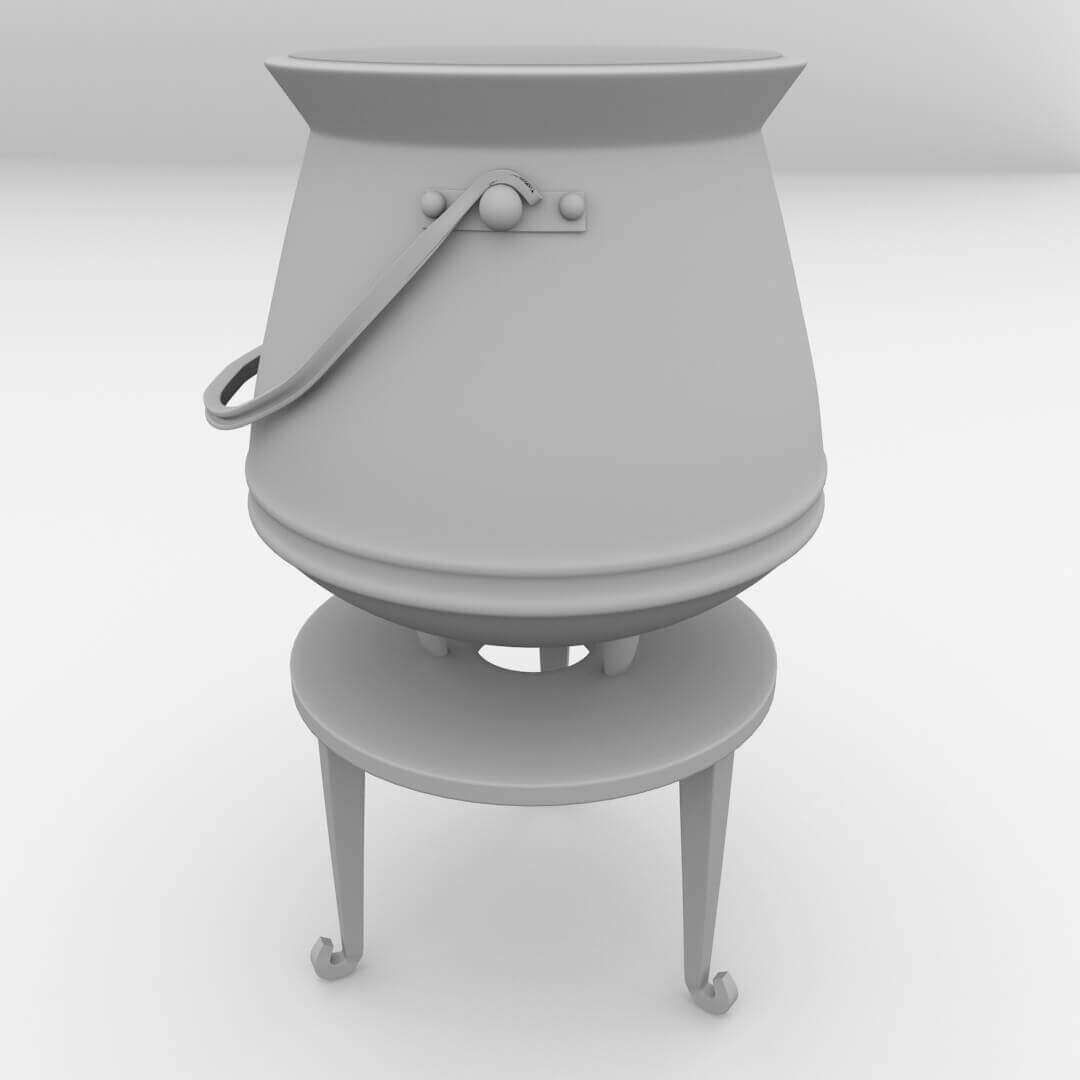 Cauldron - 3D Model by firdz3d