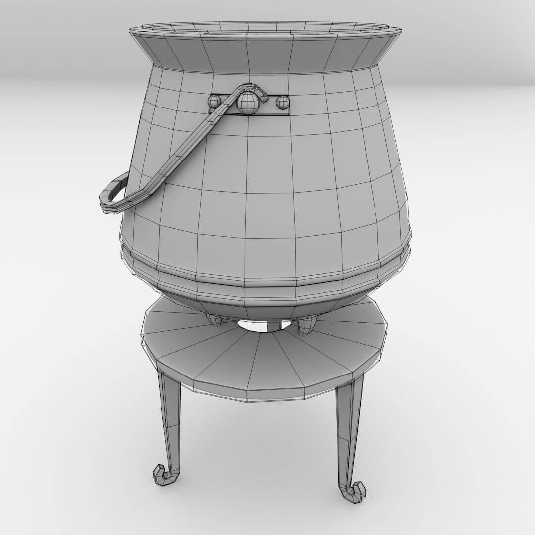 Cauldron - 3D Model by firdz3d