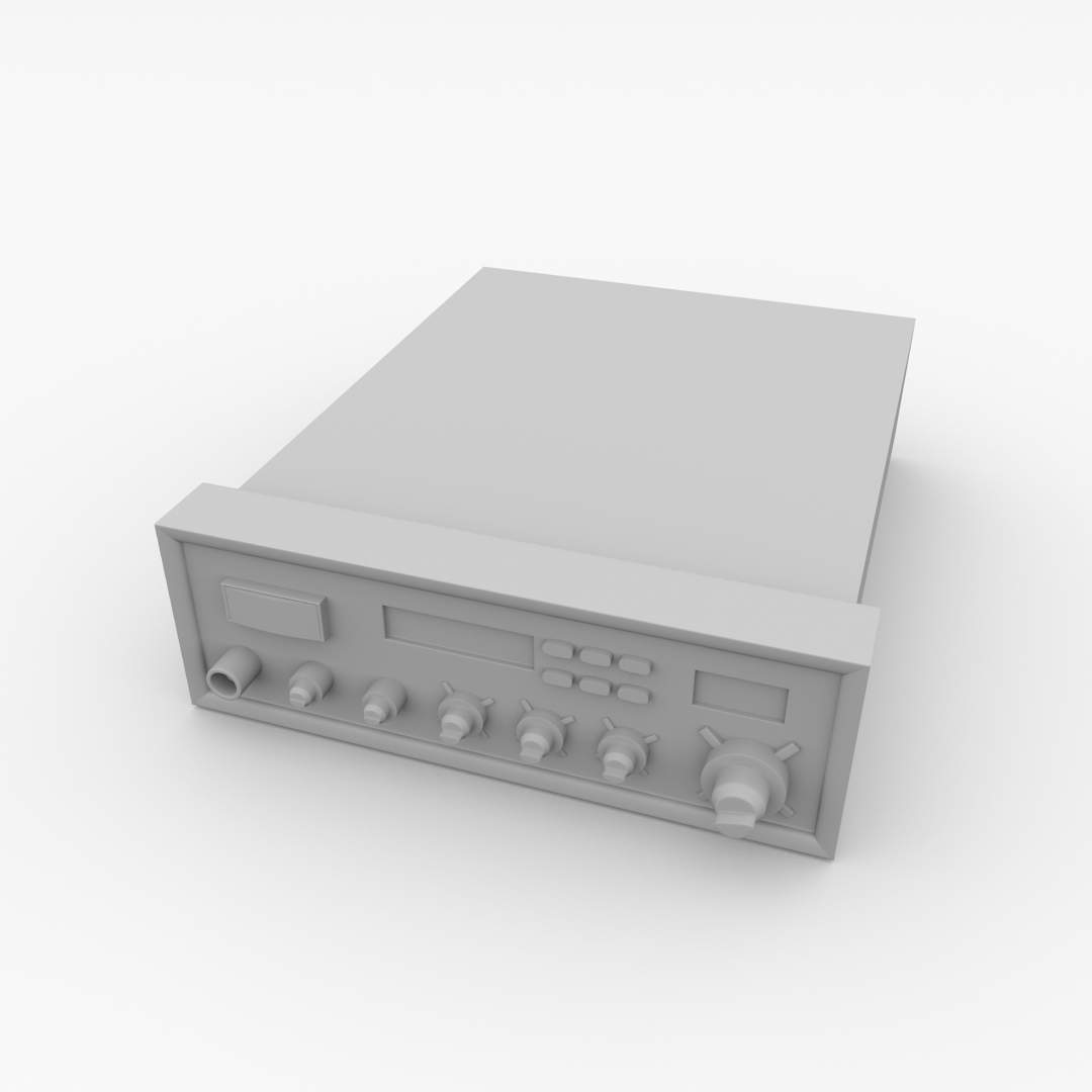 CB Radio - 3D Model by firdz3d