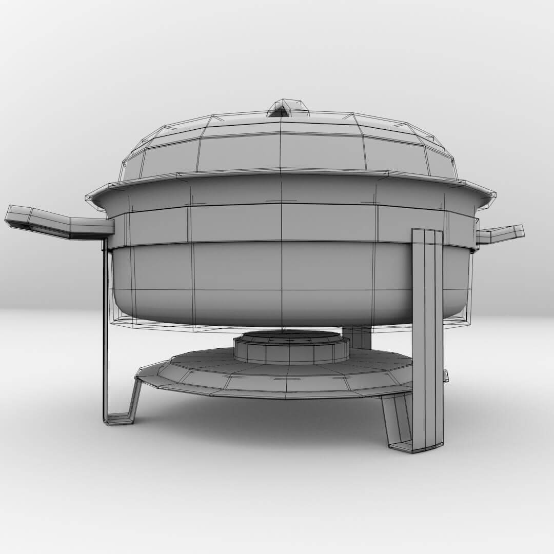 Chafing Dish - 3D Model by firdz3d