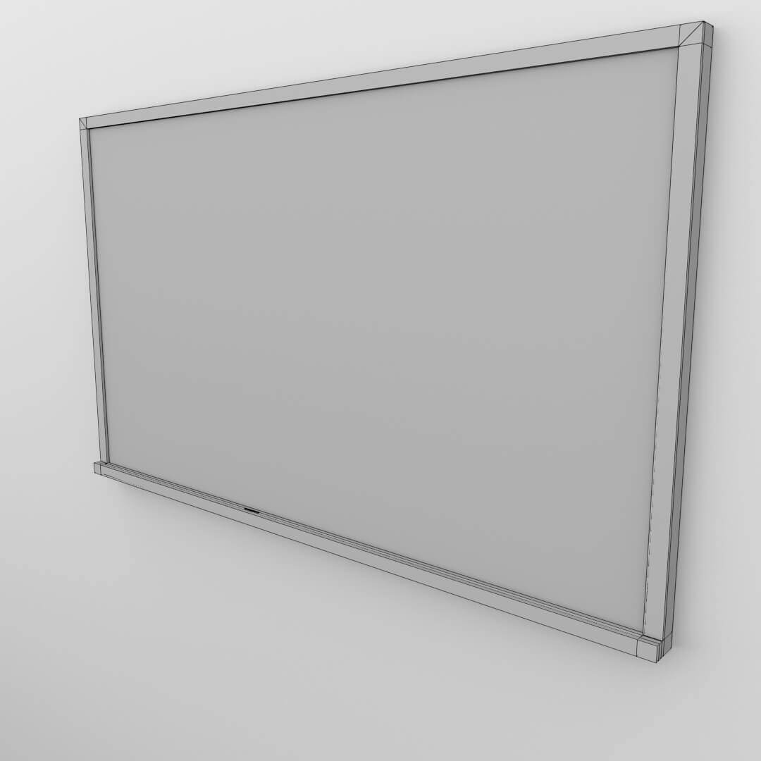 Chalkboard - 3D Model by firdz3d
