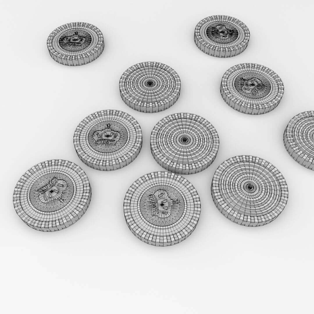 Checkers Piece - 3D Model by firdz3d