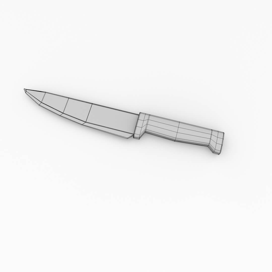 Chef Knife - 3D Model by firdz3d