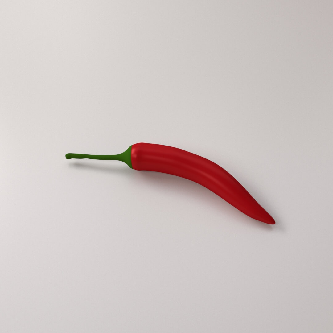 Chilli - 3D Model by firdz3d