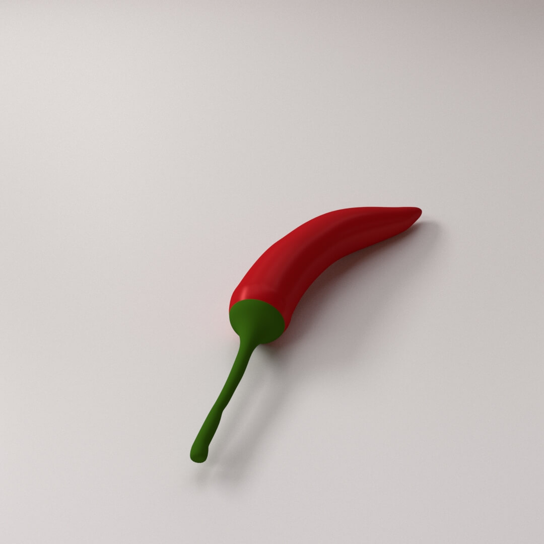 Chilli - 3D Model by firdz3d