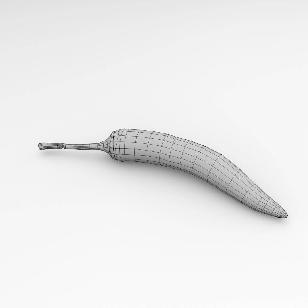 Chilli - 3D Model by firdz3d