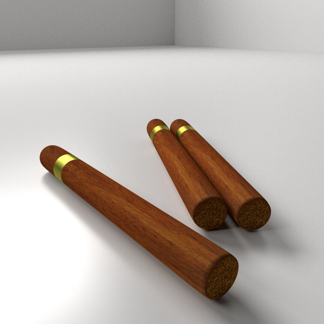 Cigar - 3D Model by firdz3d