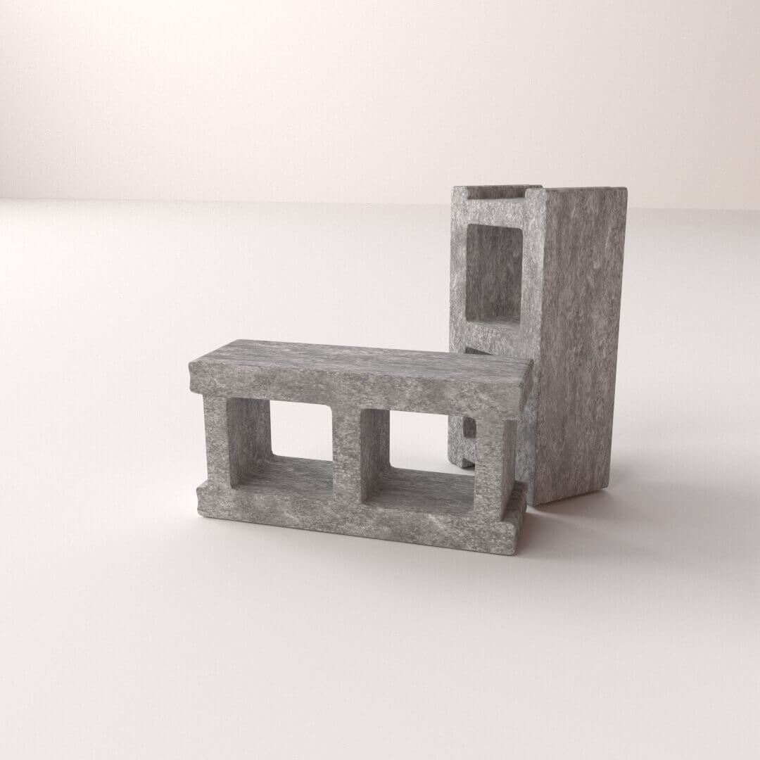 Cinderblock - 3D Model by firdz3d