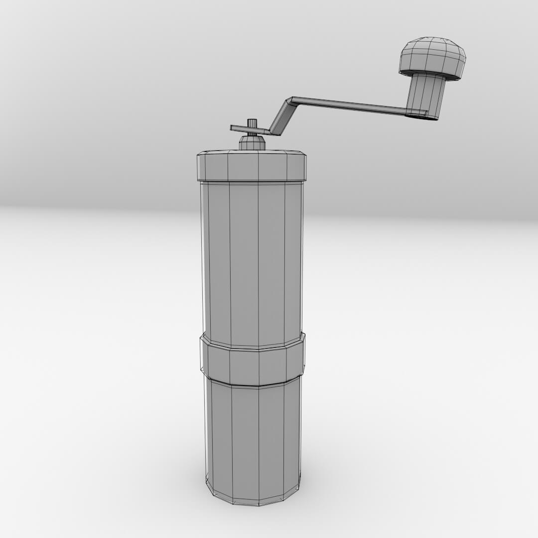 Coffee Grinder - 3D Model by firdz3d