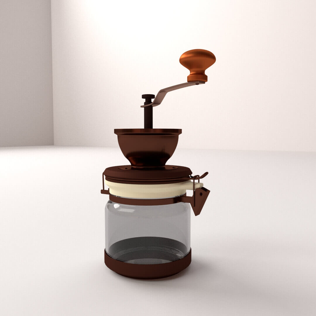 Coffee Grinder - 3D Model by firdz3d
