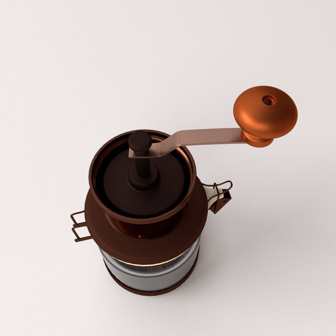Coffee Grinder - 3D Model by firdz3d