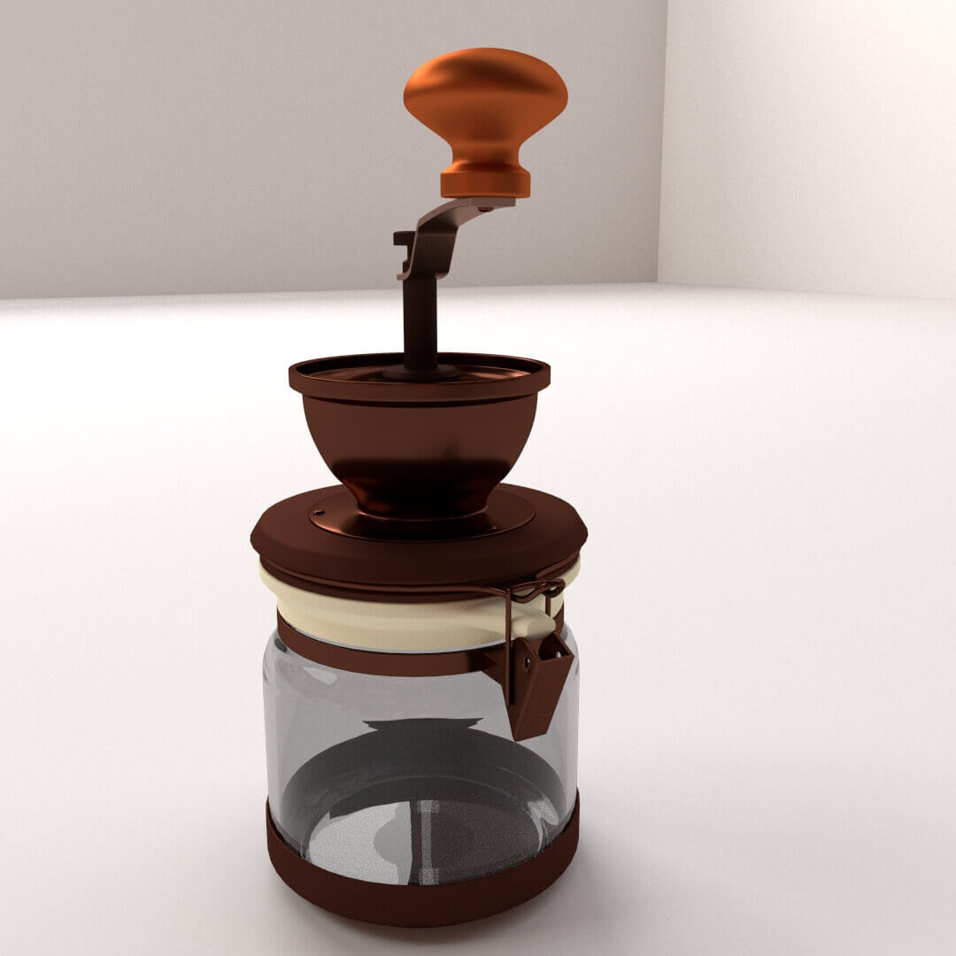Coffee Grinder - 3D Model by firdz3d