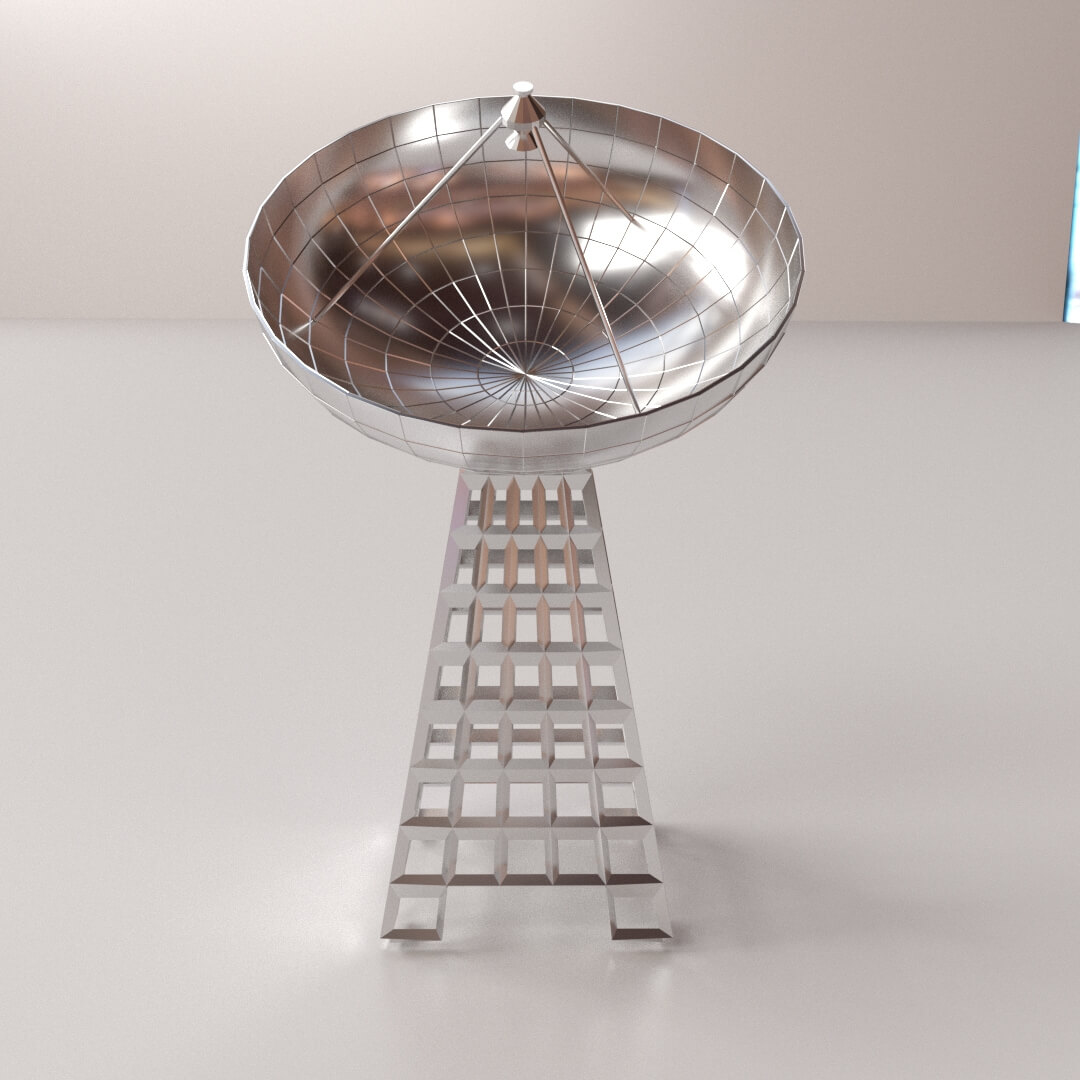 Communication Tower - 3D Model by firdz3d