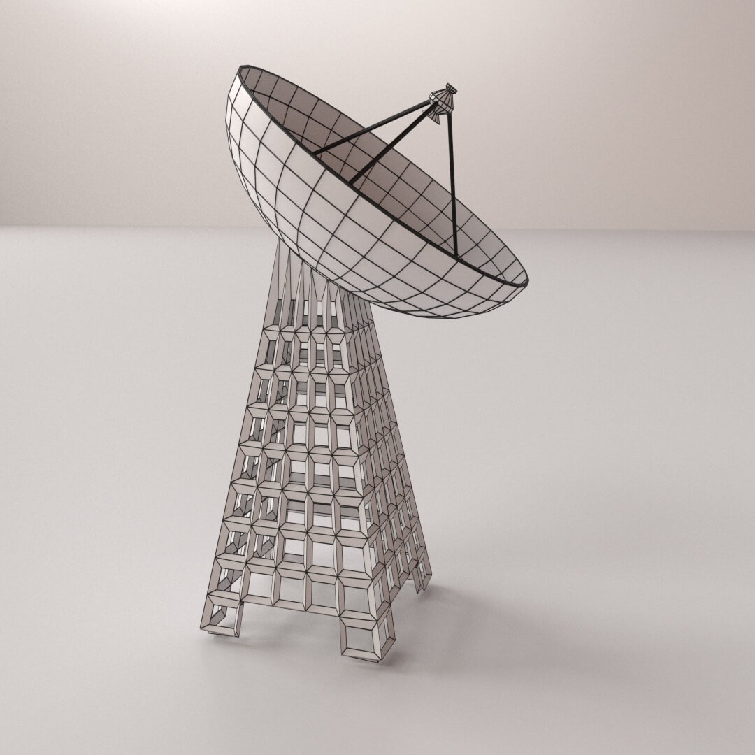 Communication Tower - 3D Model by firdz3d