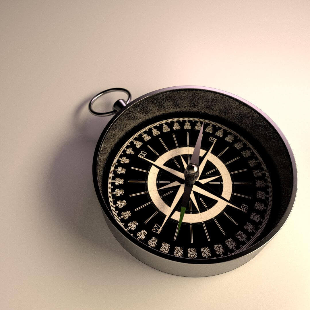 Compass - 3D Model by firdz3d