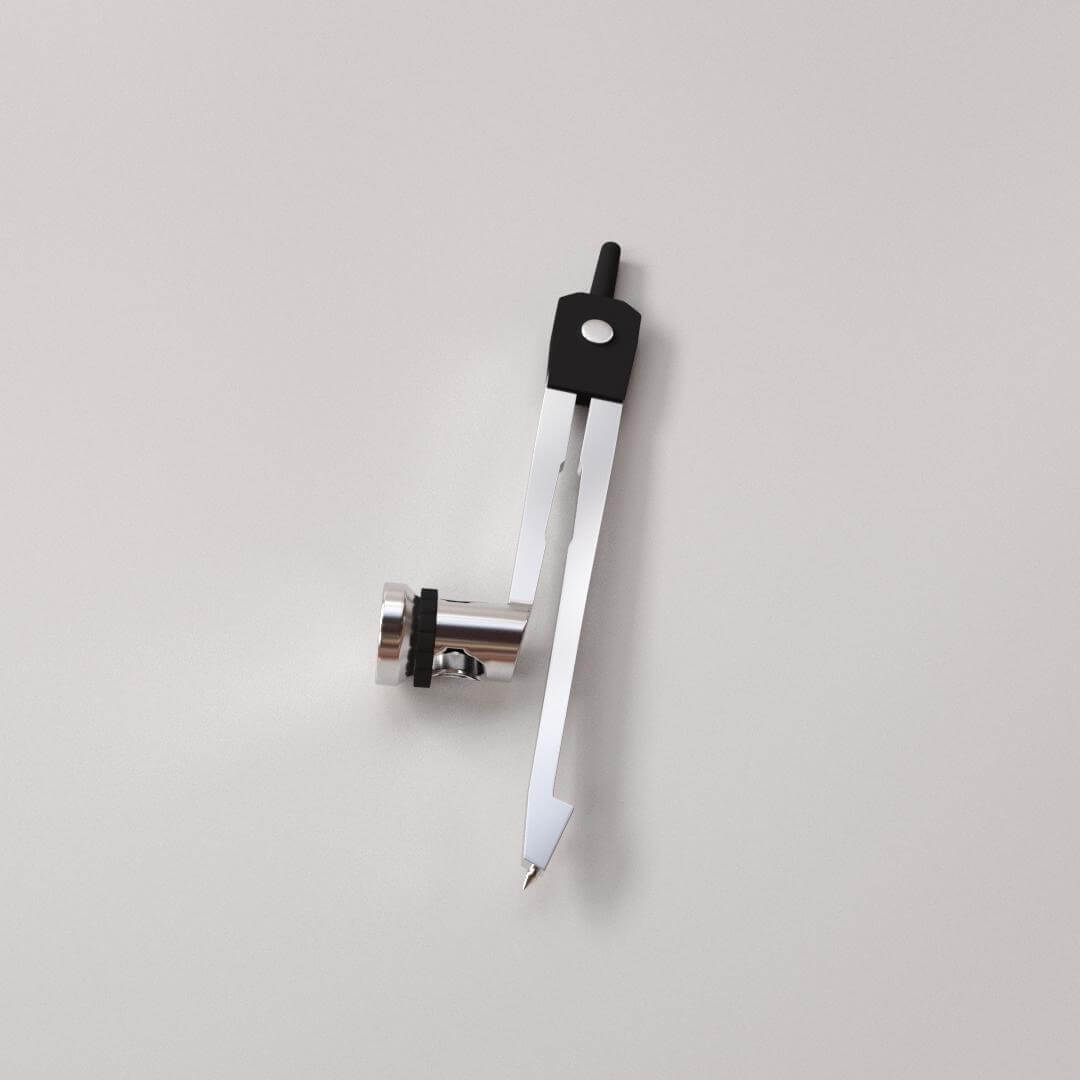 Drawing Compass - 3D Model by firdz3d