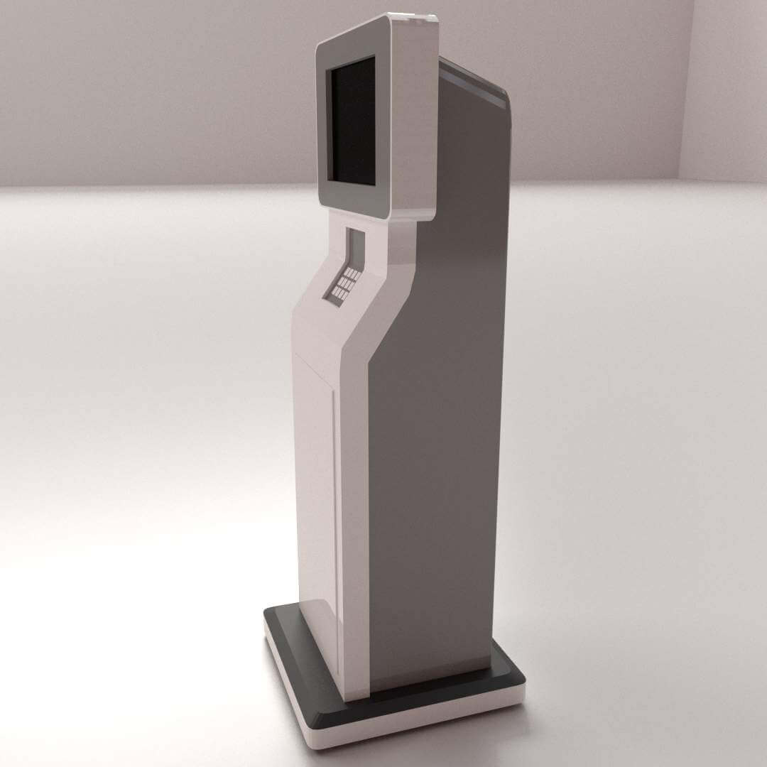Computer Kiosk V2 - 3D Model by firdz3d