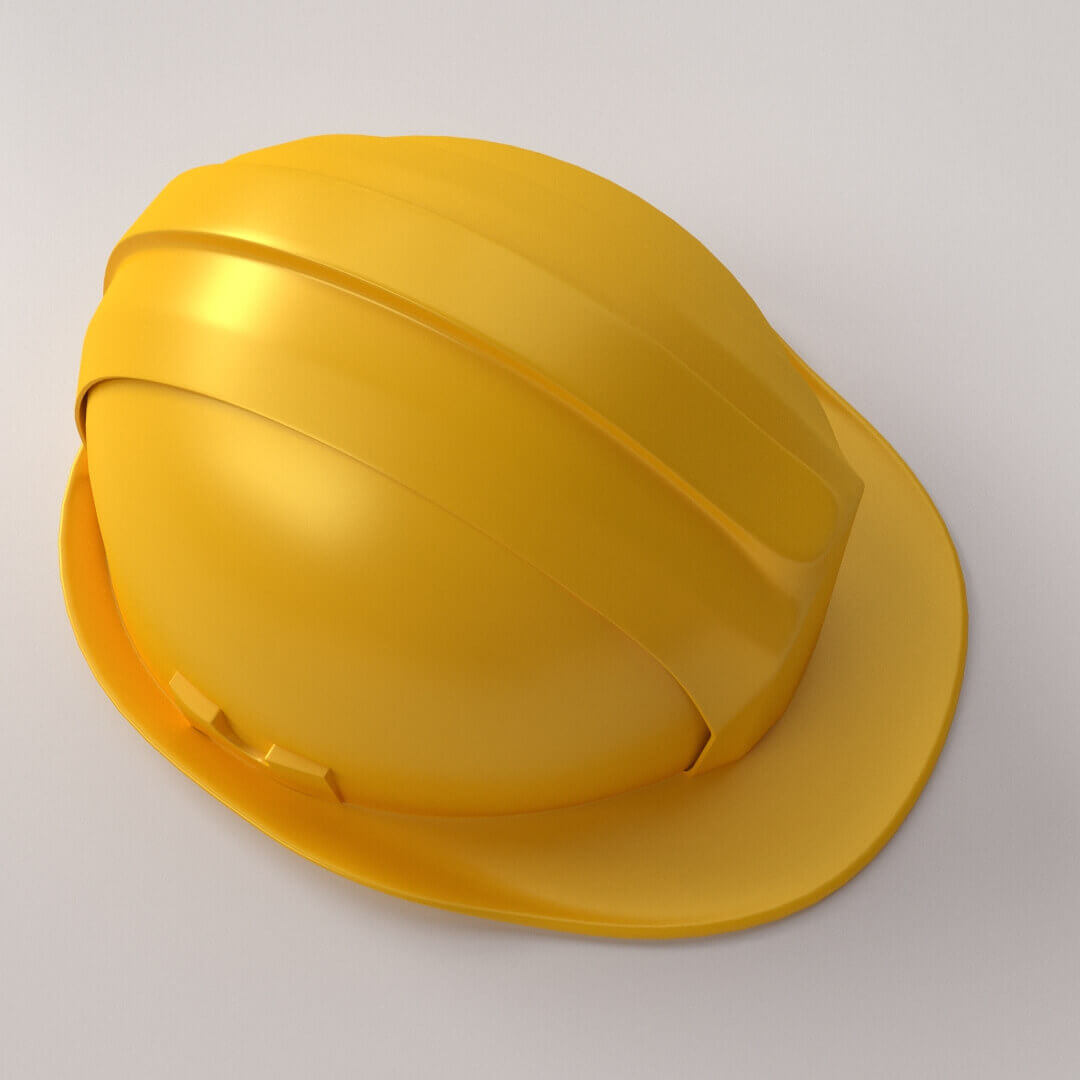 Construction Helmet - 3D Model by firdz3d