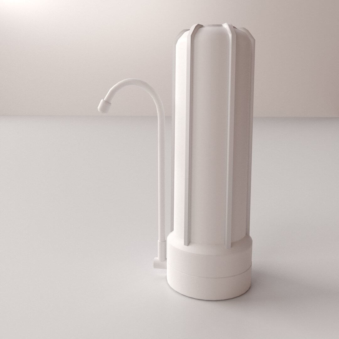 Countertop Drinking Water Filter - 3D Model by firdz3d