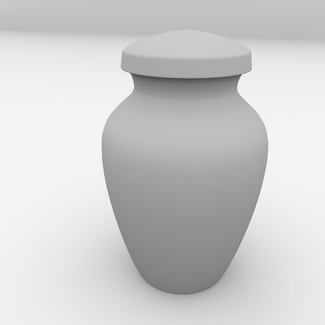 Cremation Urn - 3D Model by firdz3d