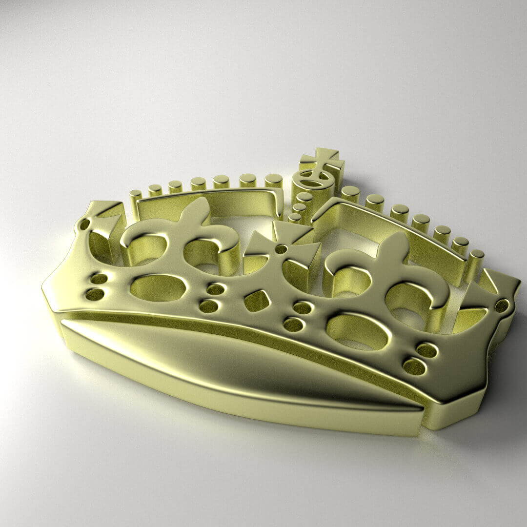 Crown Emblem - 3D Model by firdz3d
