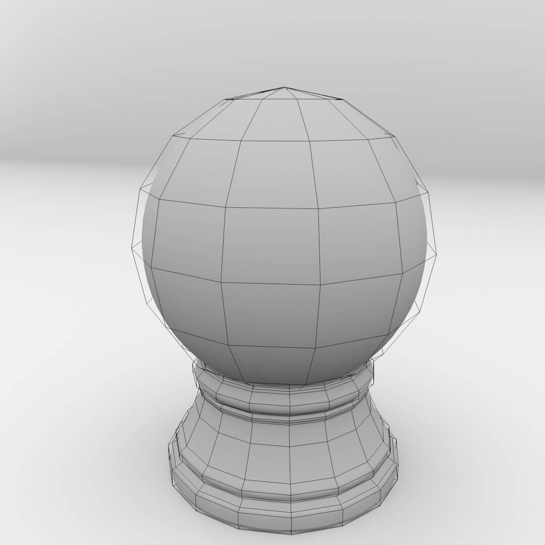 Crystal Ball - 3D Model by firdz3d