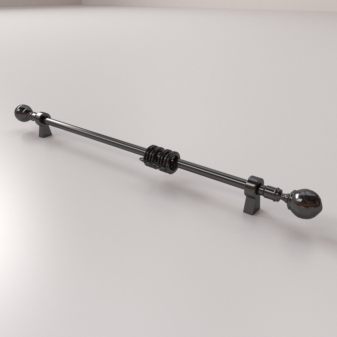 Curtain Rods - 3D Model by firdz3d