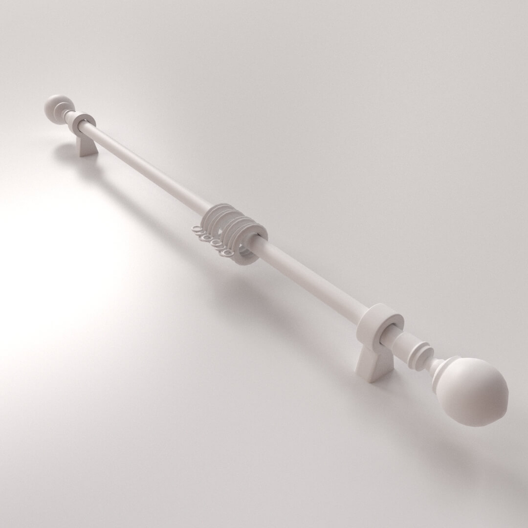 Curtain Rods - 3D Model by firdz3d