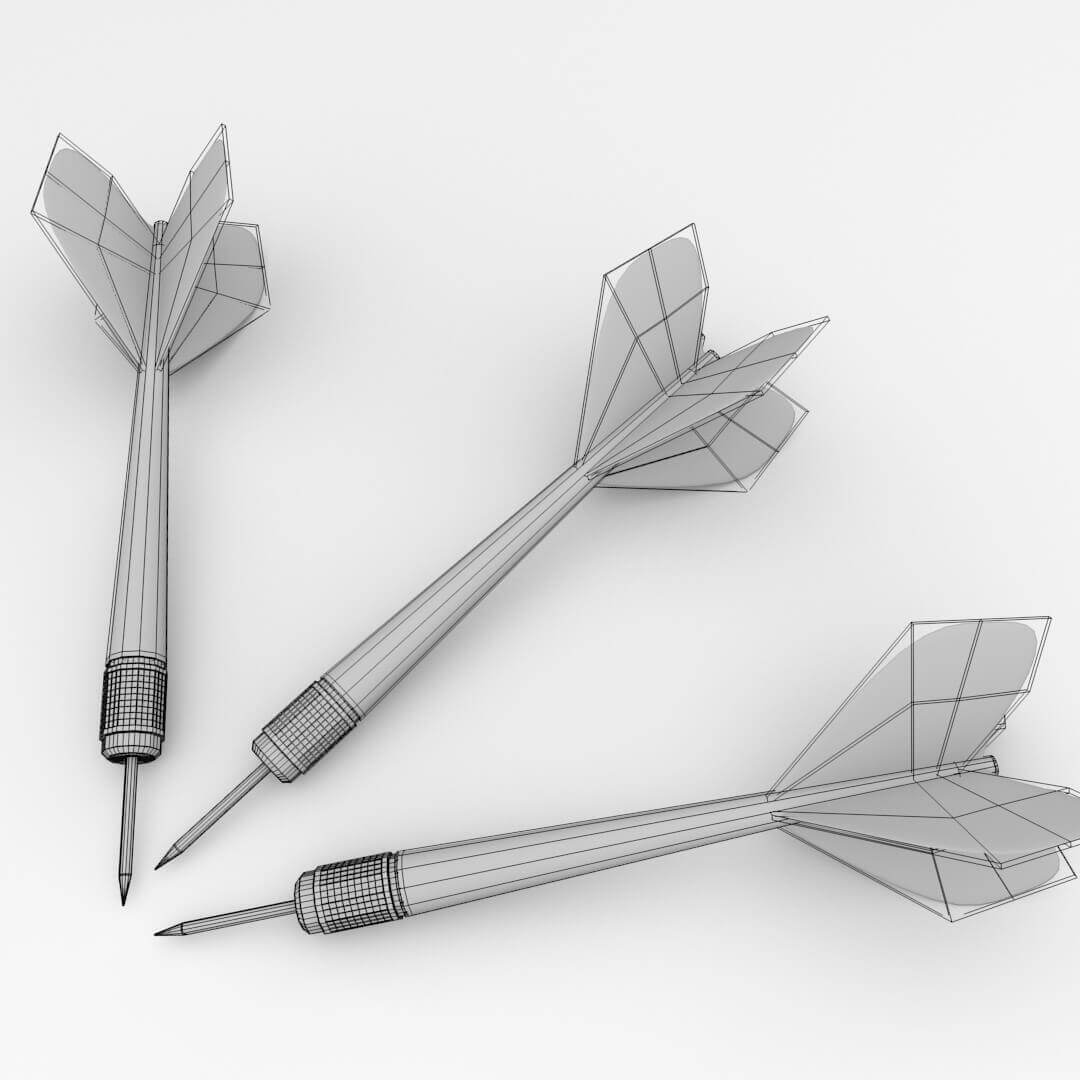 Darts - 3D Model by firdz3d