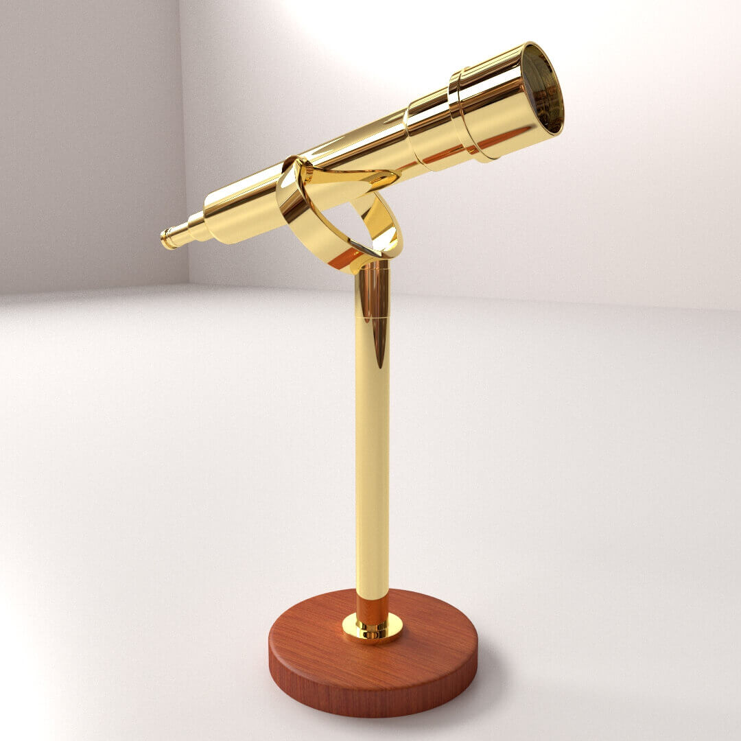 Desktop Telescope - 3D Model by firdz3d