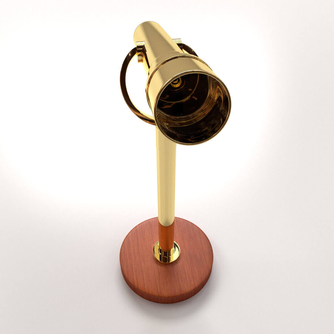 Desktop Telescope - 3D Model by firdz3d