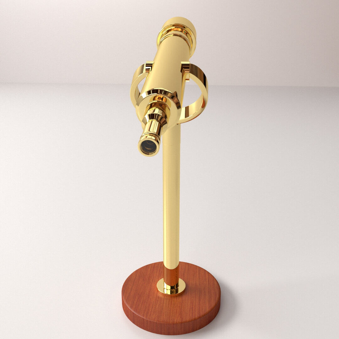 Desktop Telescope - 3D Model by firdz3d