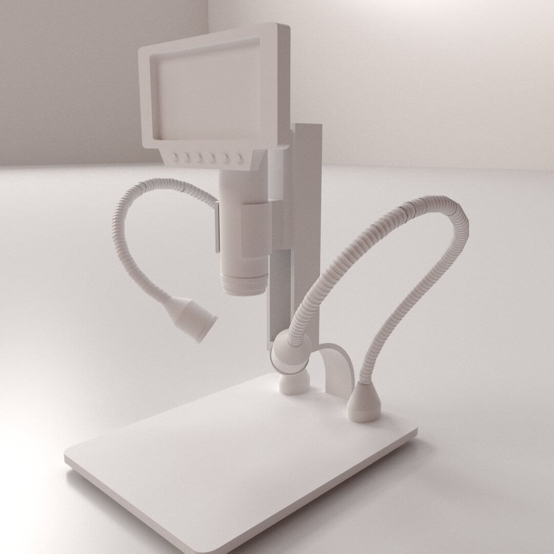 Digital Microscope - 3D Model by firdz3d