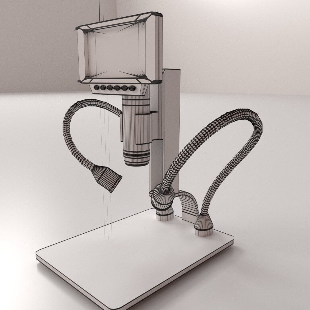 Digital Microscope - 3D Model by firdz3d