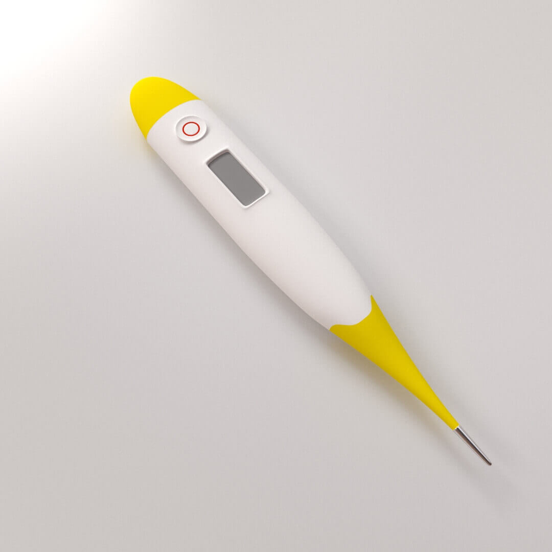 Digital Thermometer - 3D Model by firdz3d