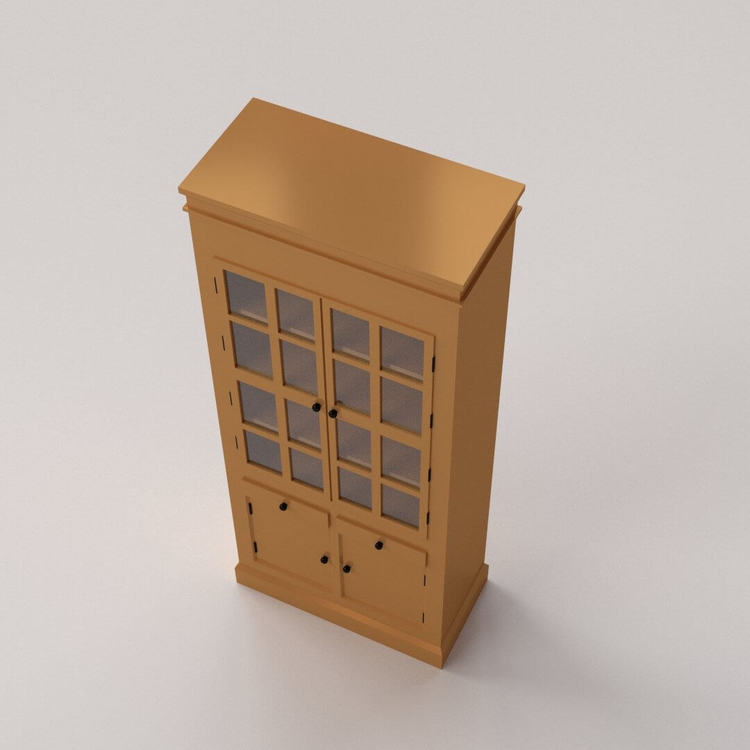 Display Cabinet - 3D Model by firdz3d