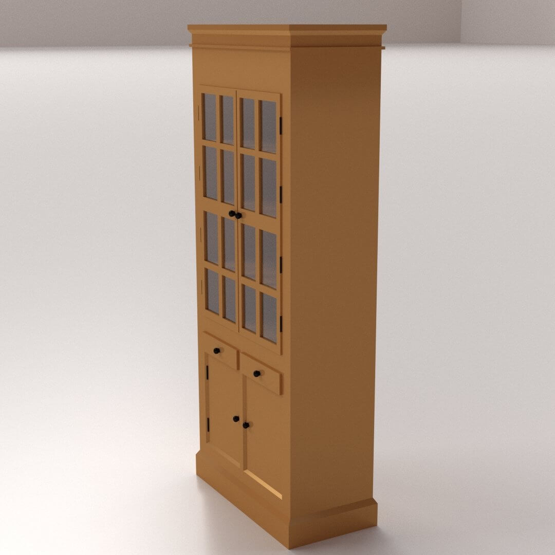 Display Cabinet - 3D Model by firdz3d