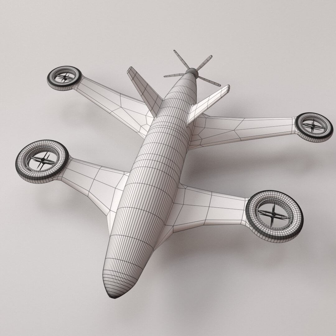 Drone V2 - 3D Model by firdz3d